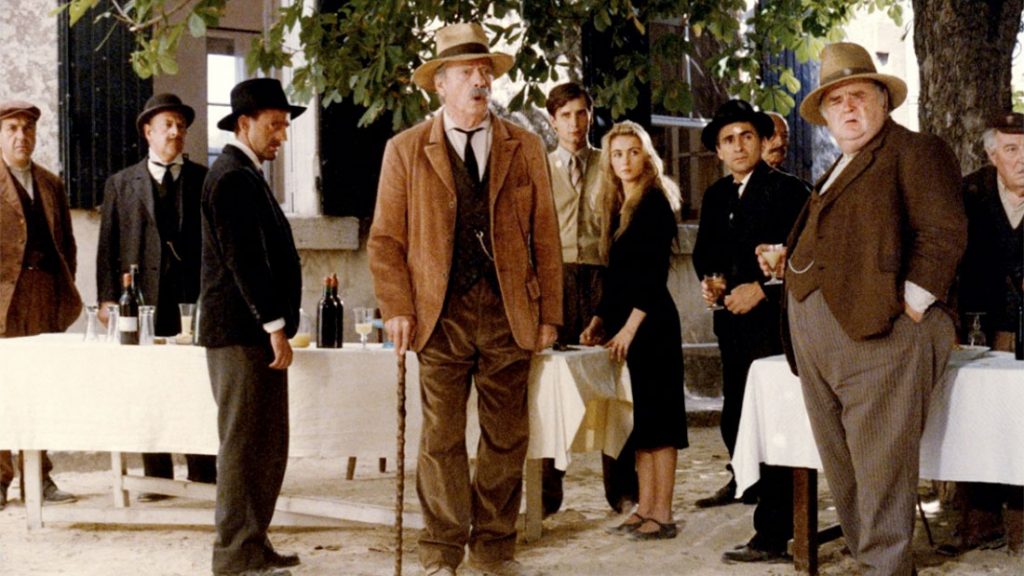 Tournage du film Jean de Florette à Sommières